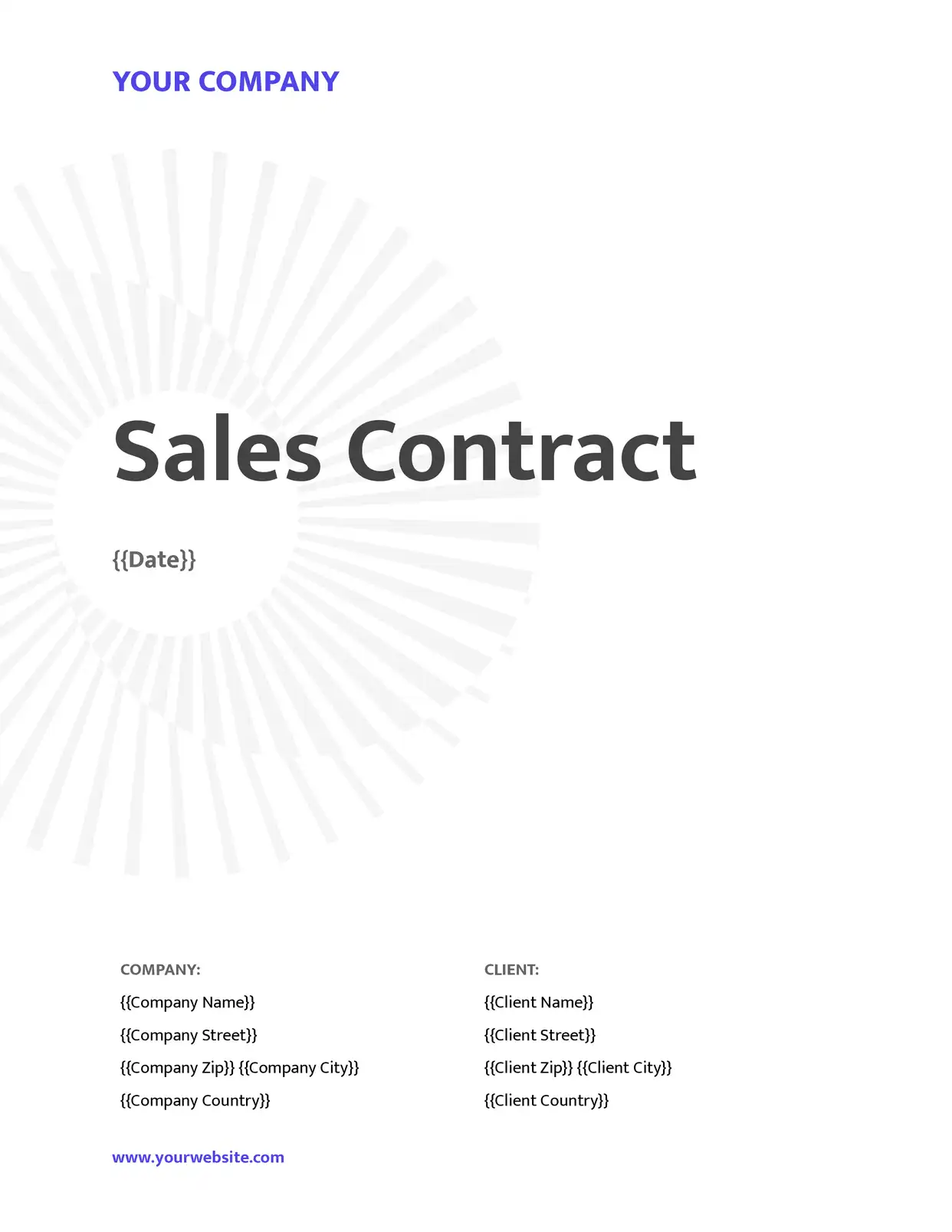 DocsAutomator | Sales Contract Contracts Template